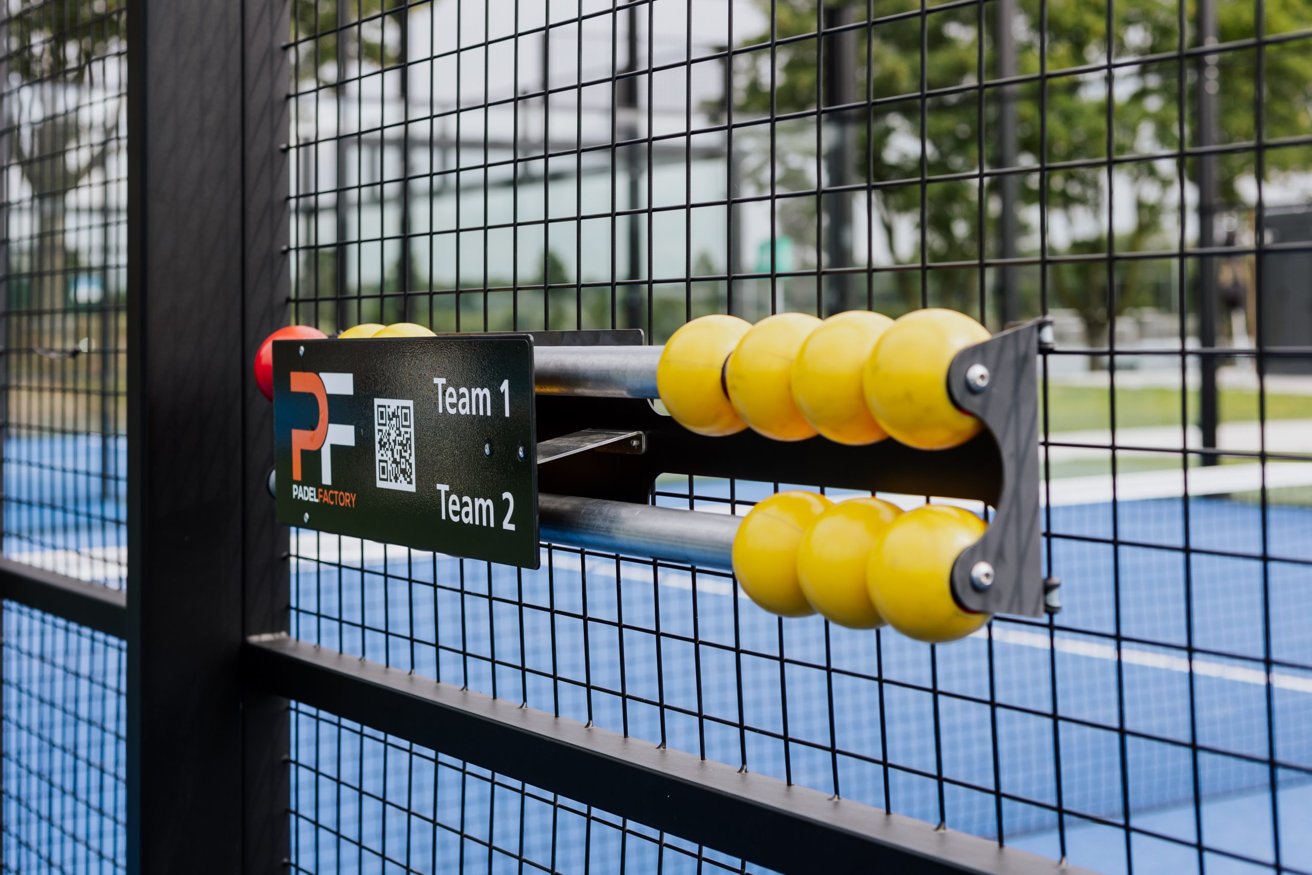 Padel scorebord balletjes (Geel of Rood) - PadelFactory Shop